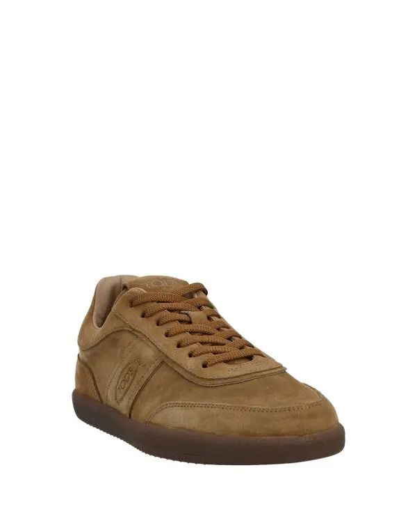 TOD'S Low-top Leather Suede Sneakers - Beige