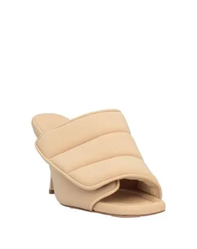 GIA BORGHINI Sandals In Leather And Techno Fabric