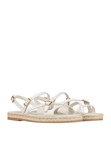 TOD'S Leather Espadrilles - White