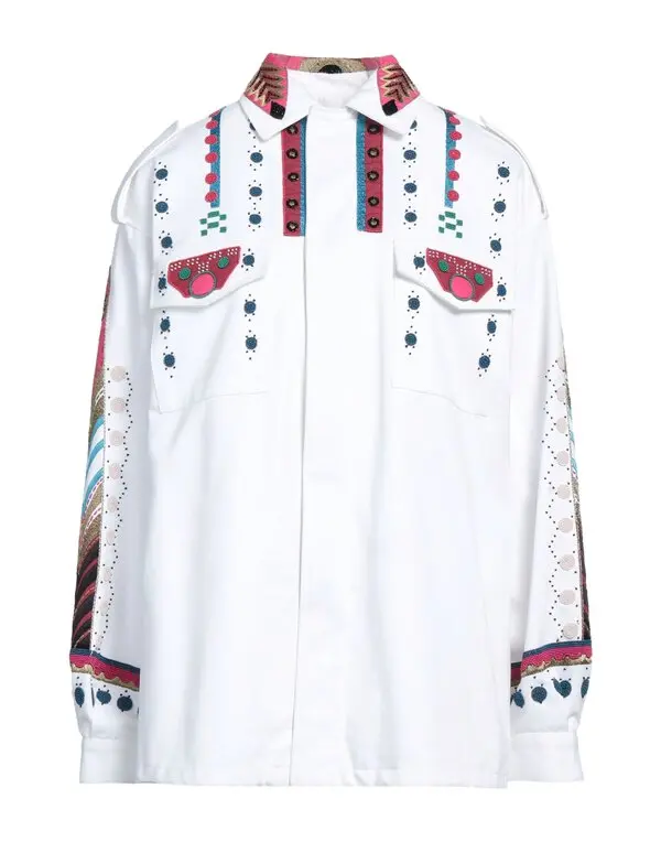 Valentino Garavani Embellished Gabardine Overshirt