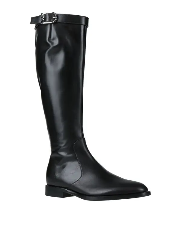 SERGIO ROSSI Leather Cowboy Boots