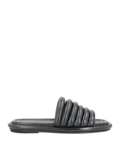 Marsèll Calfskin Slide Sandals - Black