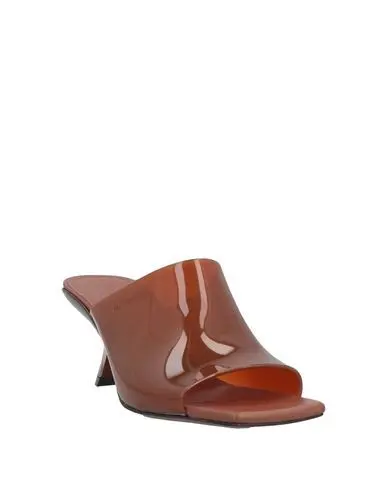VIC MATIE Slide Sandals - Brown
