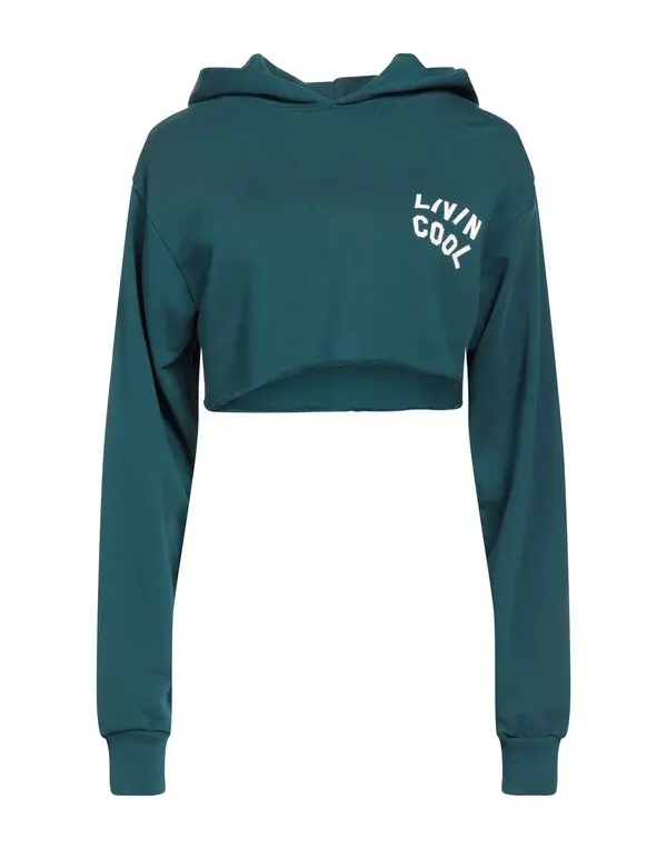 LIVINCOOL Cotton Sweatshirt - Deep Jade