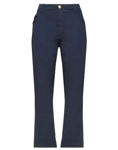 MANILA GRACE Straight-leg Pants - Dark Blue