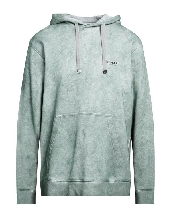 DONDUP Light Cotton-elastane Tie-dyed Sweatshirt - Green