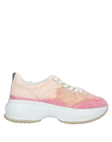Hogan Multicolor Textile Sneakers - Pink