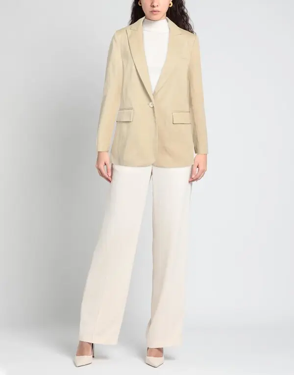TWINSET Cotton And Linen Blazer - Beige