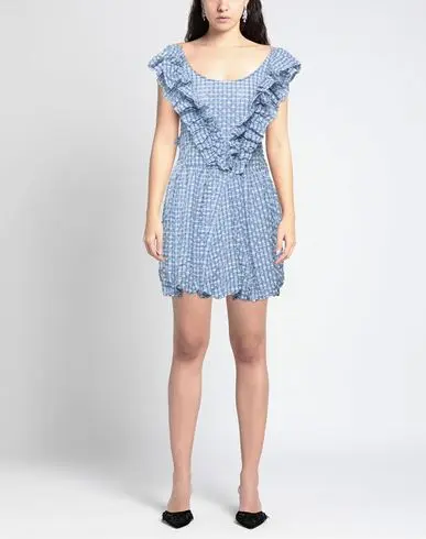 JIJIL Mini Balloon Dress - Blue