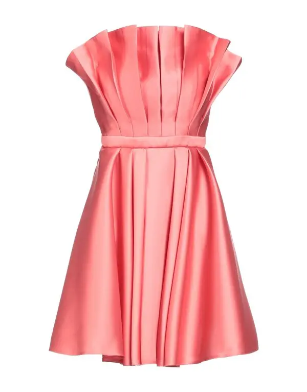SIMONA CORSELLINI Pleated Mini Dress