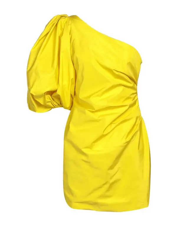 Pinko Mini One-shoulder Dress - Yellow