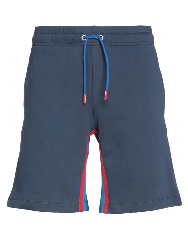 BIKKEMBERGS Sweatshirt Fleece Shorts - Blue