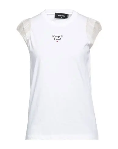 Dsquared2 T-shirt With Appliqués - White