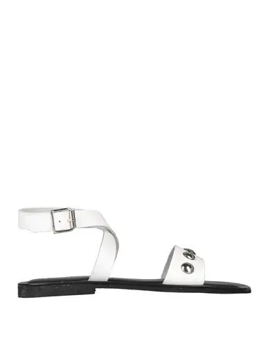 POLLINI Ankle Strap Sandals - White