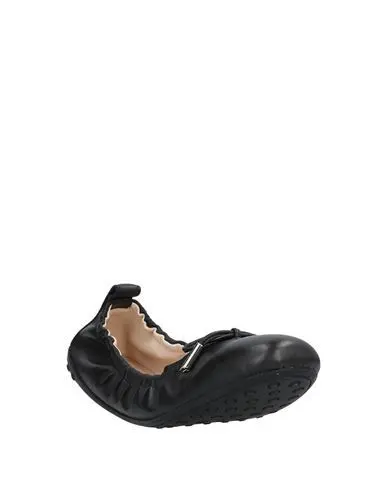 TOD'S Ballet Flats In Leather - Black