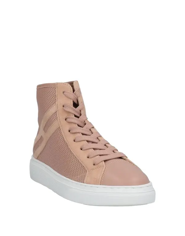 Hogan Leather High-top Sneakers - Blush