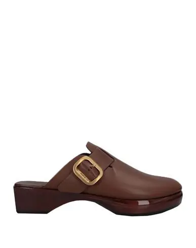 TOD'S Leather Clogs - Brown