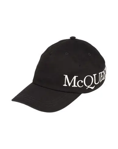 Alexander McQueen Embroidered Baseball Cap - Black