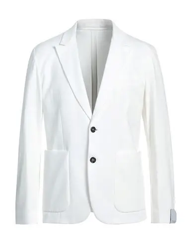PAOLO PECORA Single-breasted Blazer - White