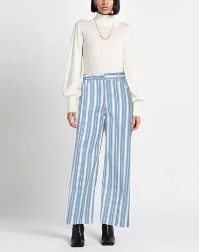 True Royal Flared Cut Trousers - Blue