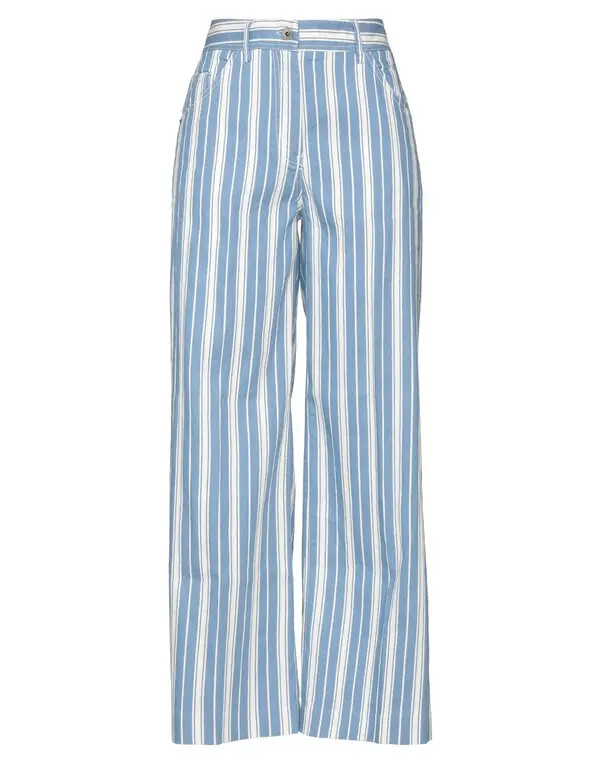 True Royal Flared Cut Trousers - Blue