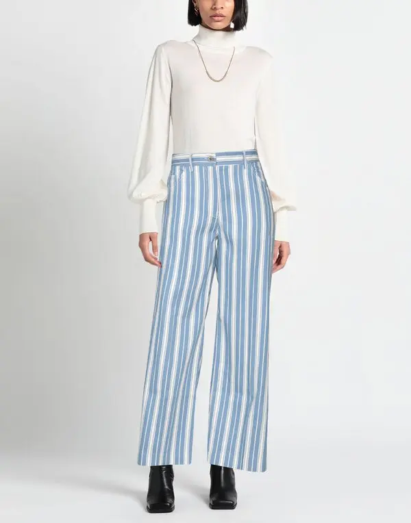 True Royal Flared Cut Trousers - Blue