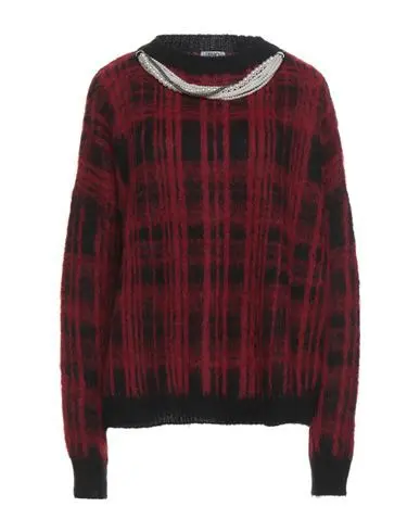 LIU •JO Tartan Pattern Knit Sweater