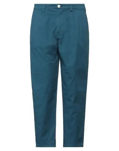 BERNA Tapered Leg High Waisted Pants - Slate Blue