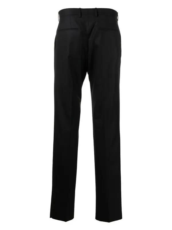 Tagliatore Tailored Virgin Wool Trousers - Black