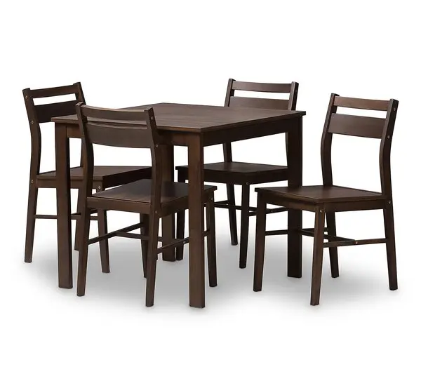 BAXTON STUDIO Lovy Modern And Contemporary 5-pi Ce Dining Set - One-color