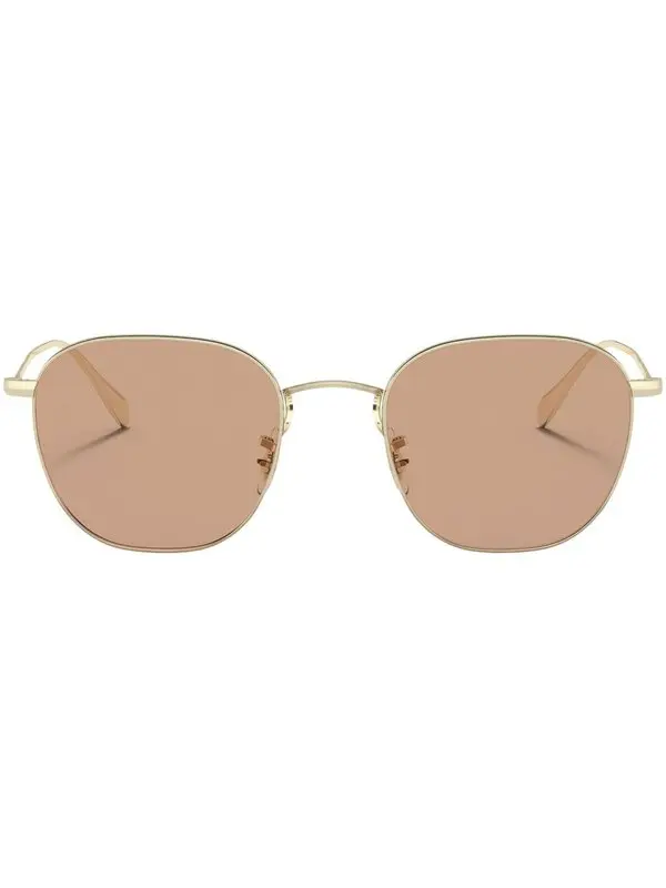 Oliver Spencer Clyne Square Sunglasses - Gold