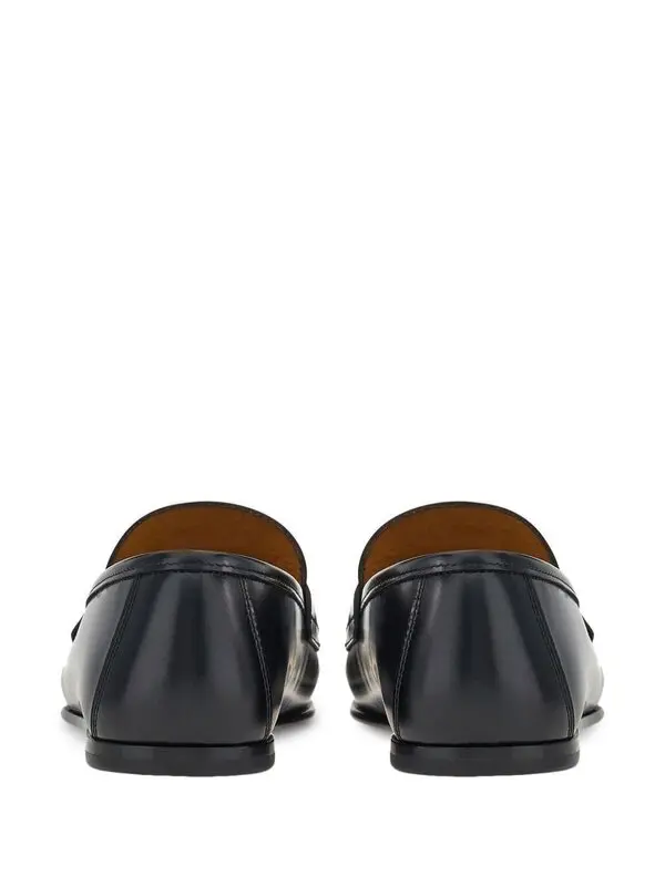 FERRAGAMO Gancini Buckle Loafers - Black