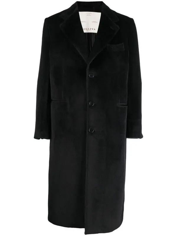 Giuliva Heritage Textured Single-breasted Coat