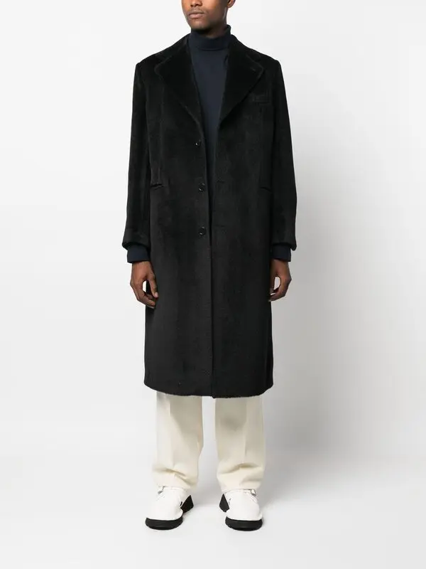 Giuliva Heritage Textured Single-breasted Coat