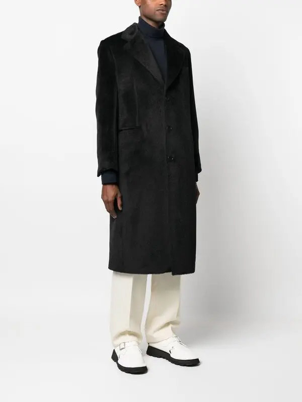 Giuliva Heritage Textured Single-breasted Coat