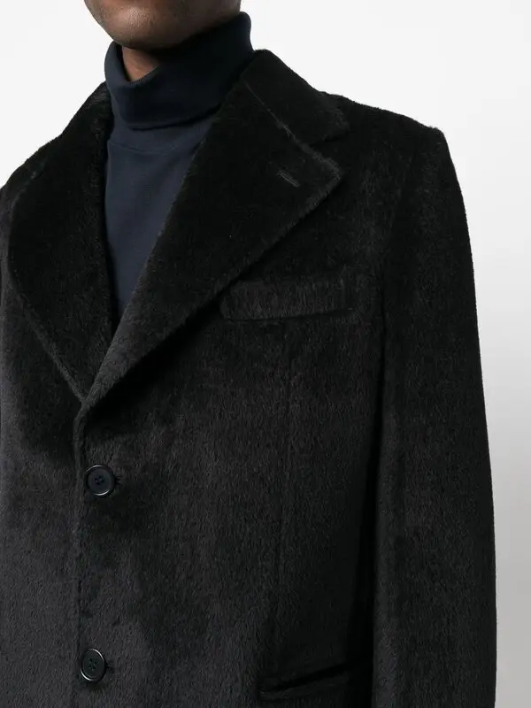 Giuliva Heritage Textured Single-breasted Coat