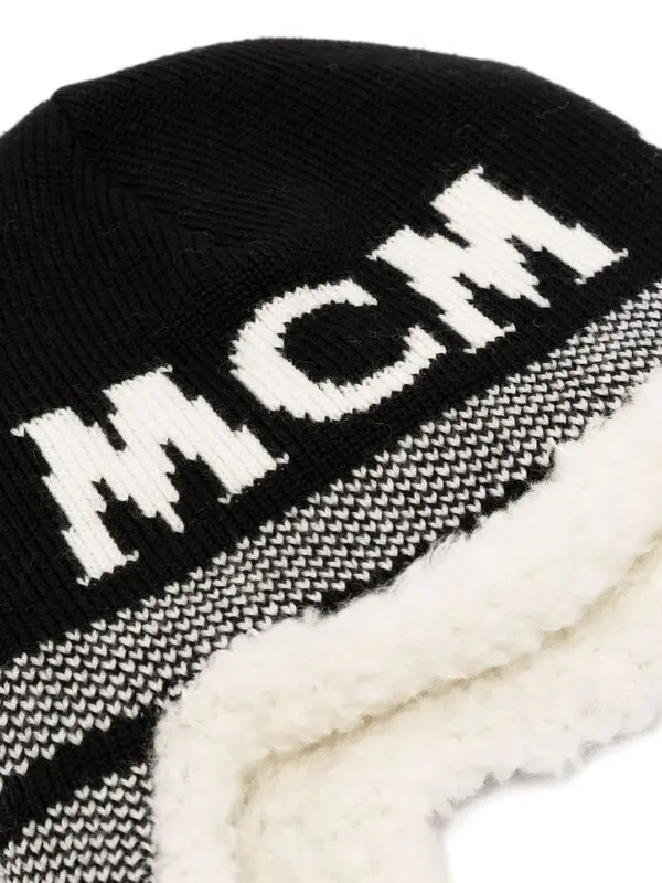 Mcm Après Ski Intarsia-knit Reversible Hat