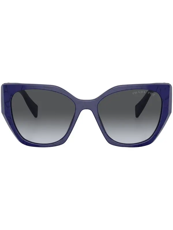 Prada Logo Cat-eye Frame Sunglasses - Blue
