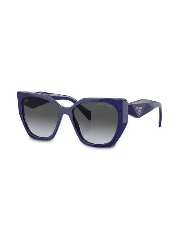 Prada Logo Cat-eye Frame Sunglasses - Blue