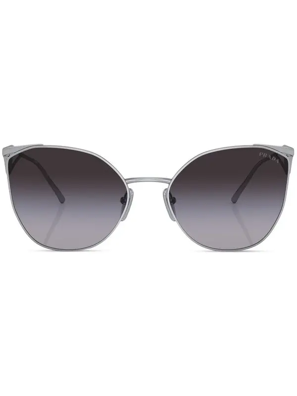 Prada Cat-eye Frame Sunglasses - Silver