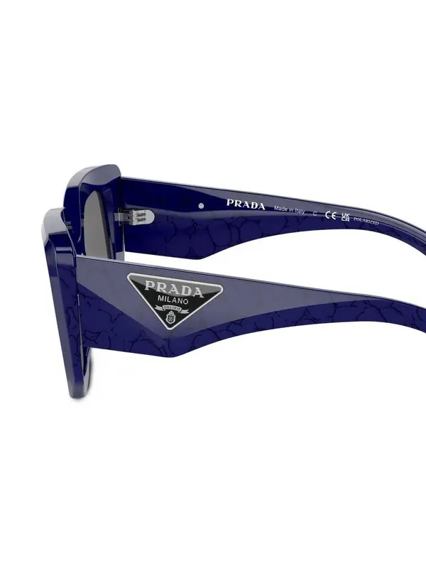 Prada Geometric Sunglasses In Blue - 13% Off | Editorialist display picture 2