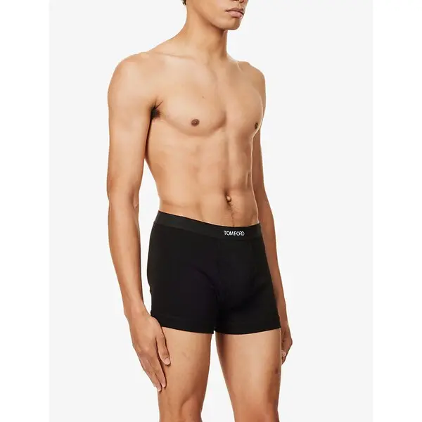 TOM FORD Classic Stretch-cotton Boxers Pack Of Two