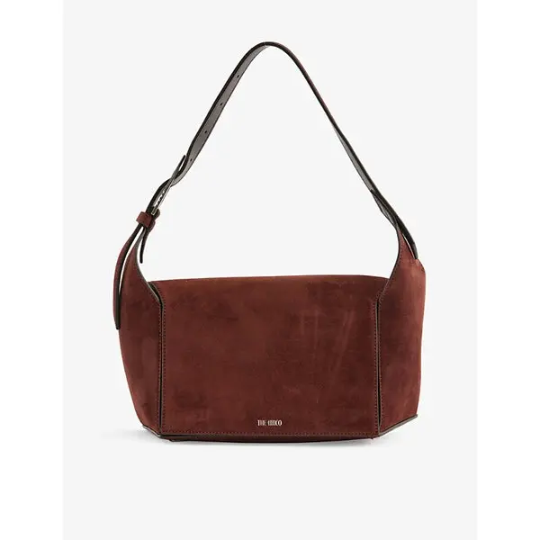 Attico 7/7 Leather Shoulder Bag