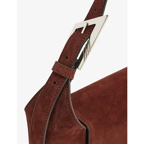 Attico 7/7 Leather Shoulder Bag
