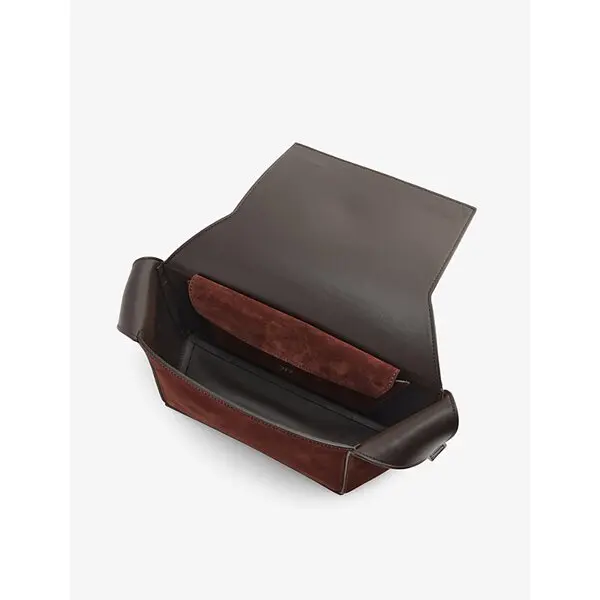 Attico 7/7 Leather Shoulder Bag