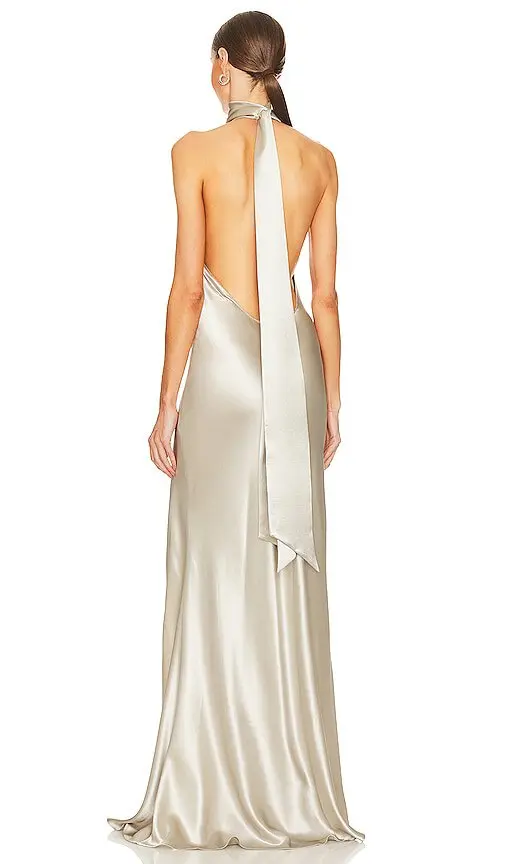 SAU LEE X Penelope Gown - Silver