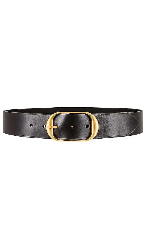NILI LOTAN Nili Belt - Dark Brown & Antique Brass