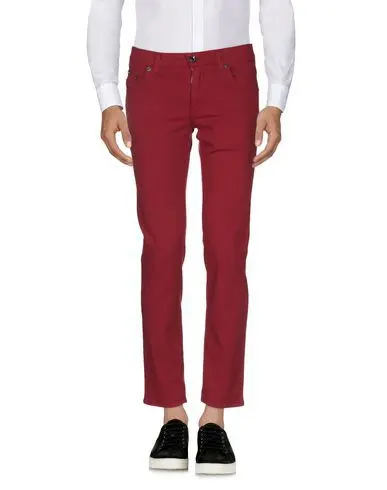 Dolce & Gabbana Gabardine Slim Fit Pants - Red