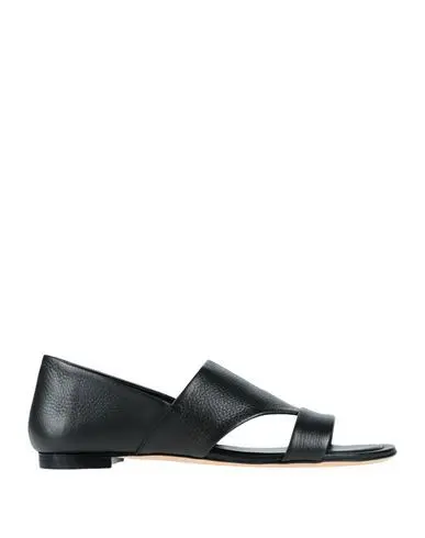 TOD'S Leather Sandals - Black
