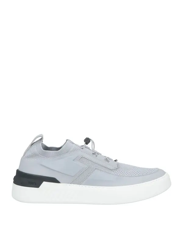 TOD'S NO CODE Light Textile Fibers And Leather Sneakers - Grey